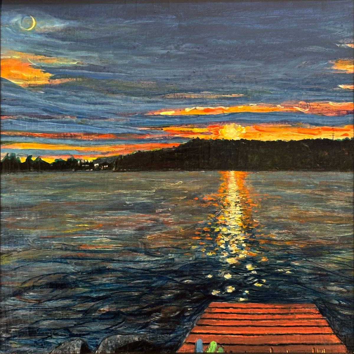Don Monet "Moon and Sunset, North Bay" – Cube Projects