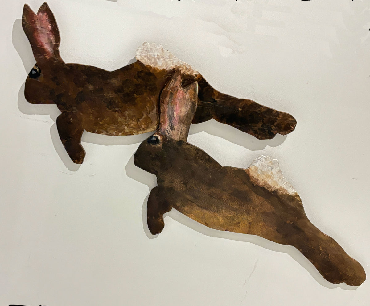 Russell Yuristy "Leaping Cottontails # 1" – Cube Projects