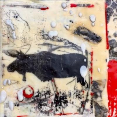 Susan Ukkola "Moose With Red" – Cube Projects